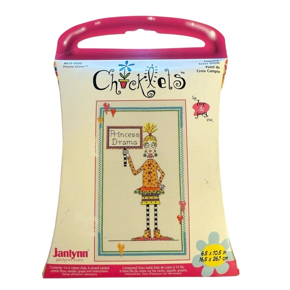 Janlynn | Art | Janlynn Chicklets Princess Drama Cross Stitch Kit ...
